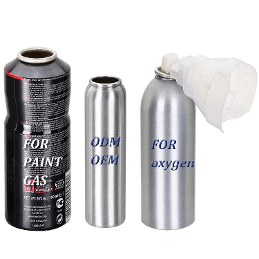DOT-2Q Rating Approval Factory Of Aluminum Aerosol Cans